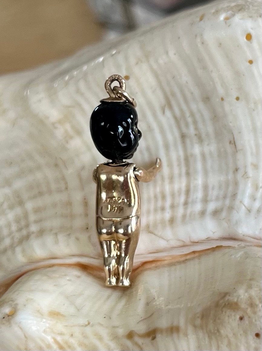 Fumsup Pendant Early 20th Century in 14k Gold - Etsy UK