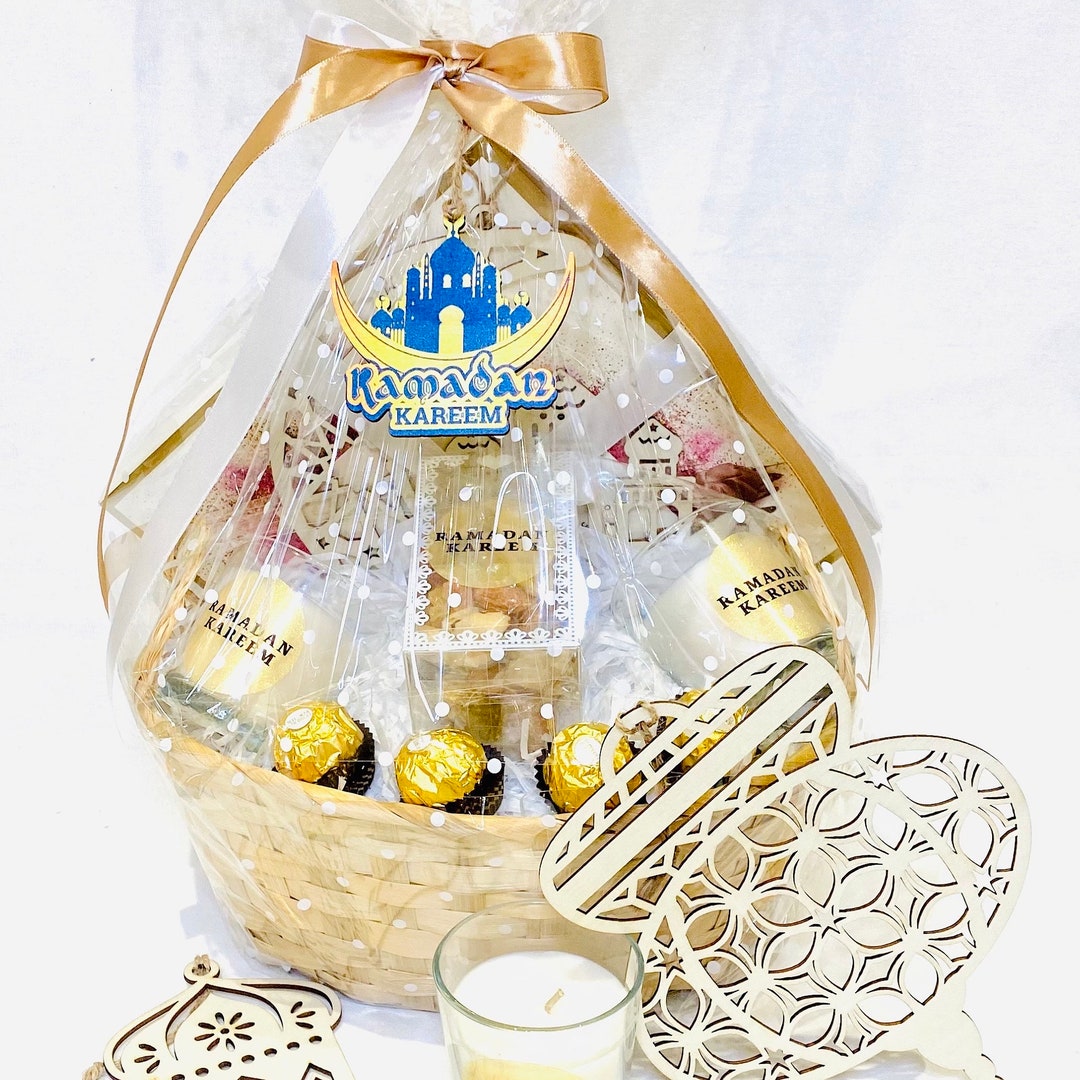 ISLAMIC EID MUBARAK Gift Hamper Made to Order Filled Gift Basket-gift ...