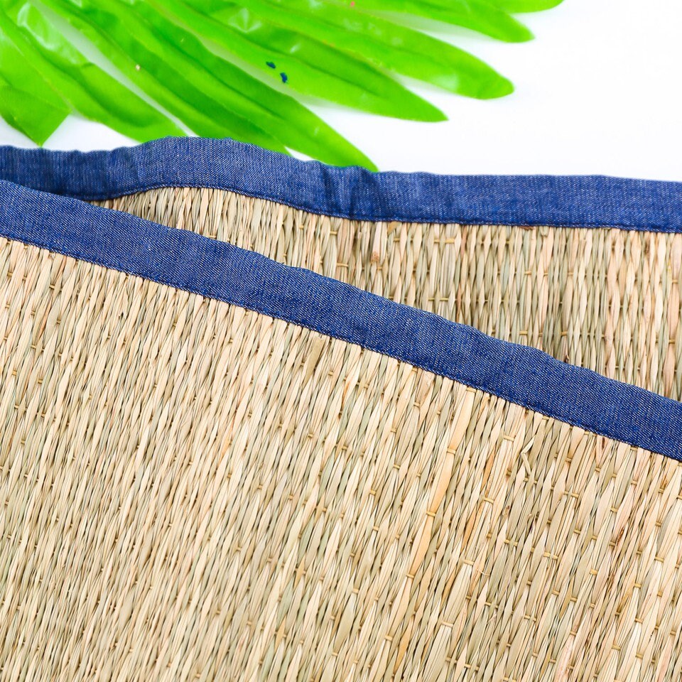 Seagrass Beach Mat 71x32in, Office Nap Mat, Natural Sleep Mat, Yoga ...