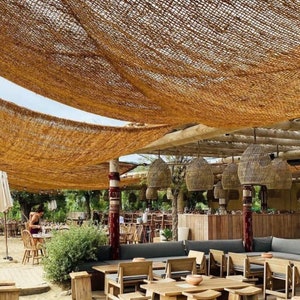 100% Natural & Ecological Coconut Fiber Sun Shade Sail Canopy for Patio ...