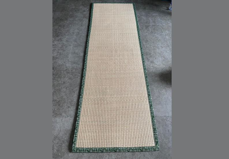Handmade Natural Grass Yoga Mat With Breathable Soft Padding, Tatami ...