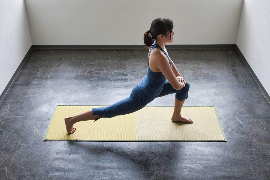 Handmade Natural Grass Yoga Mat With Breathable Soft Padding, Tatami ...