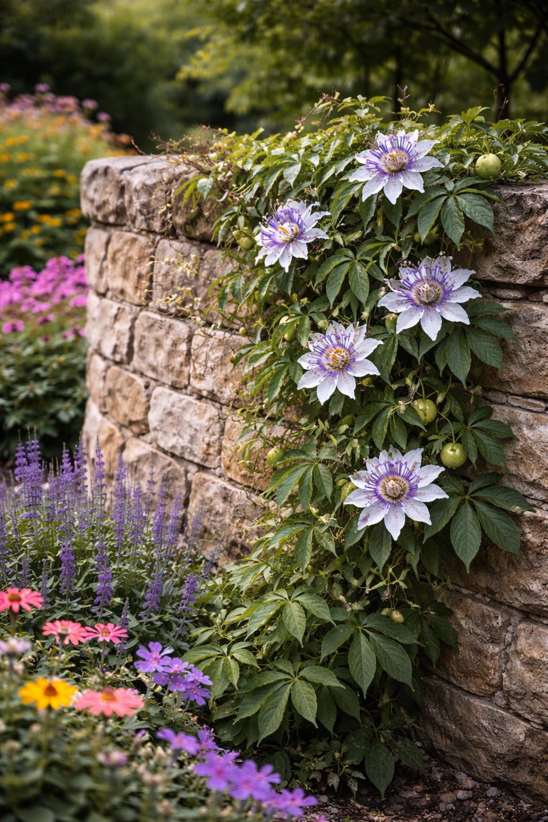 Sementes de Passiflora – Trepadeira exótica da paixão para jardins ...