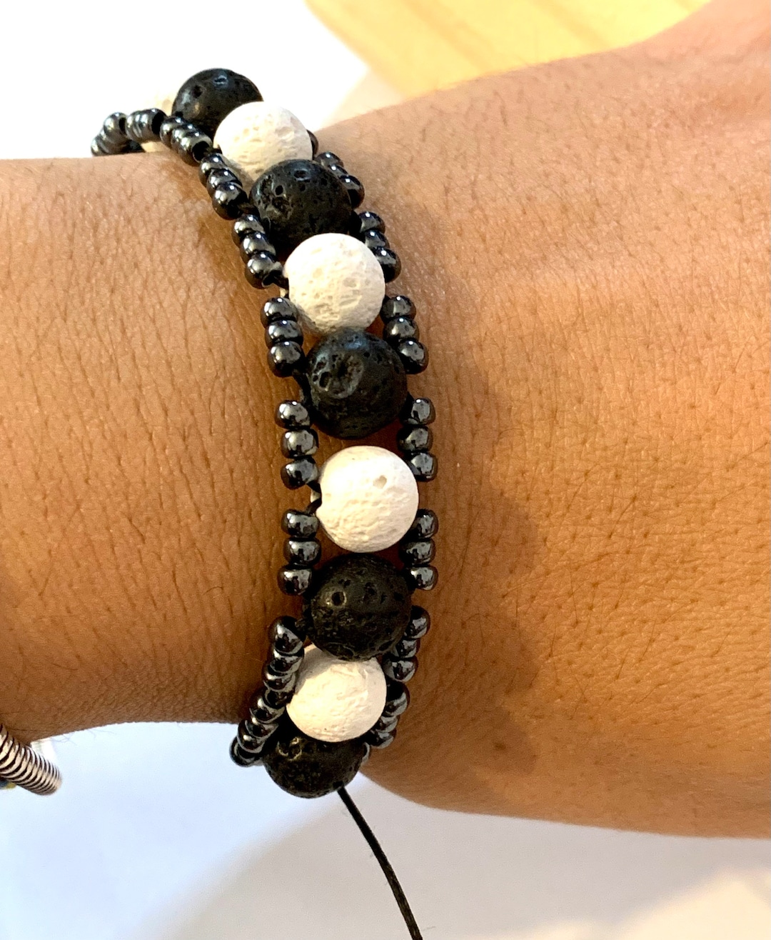 Lava Stone Bracelet-volcano Stone Beads-lava Rock-spiritual-healing ...