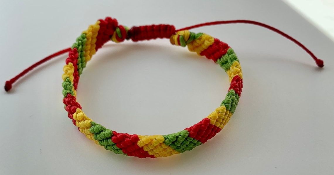Reggae bracelet-Rasta bracelet-Jamaican bracelet-Friendship | Etsy