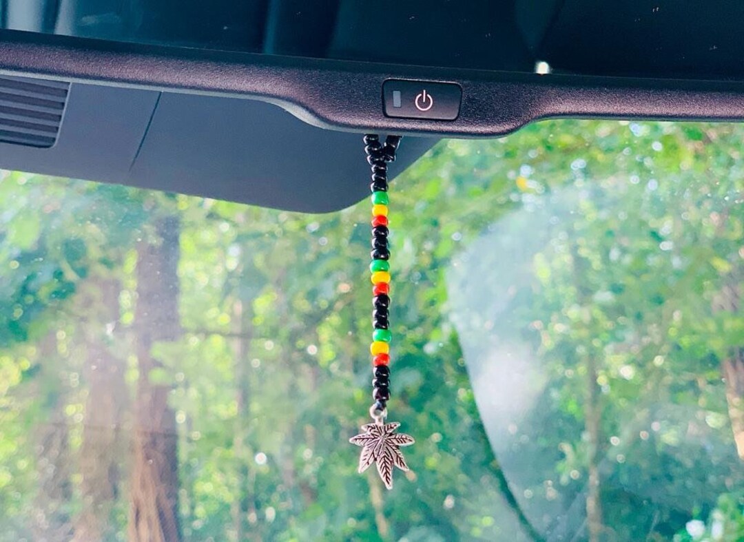 Reggae Car Mirror Accessory-rasta Car Mirror Decoration- Jamaican Style ...