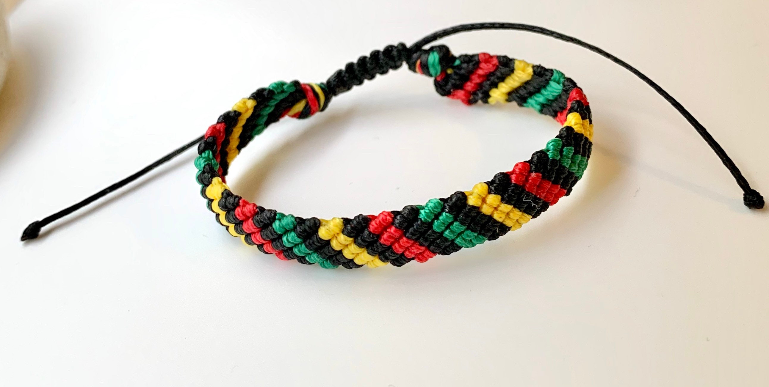 Reggae bracelet/ Rasta bracelet/ Friendship bracelet | Etsy