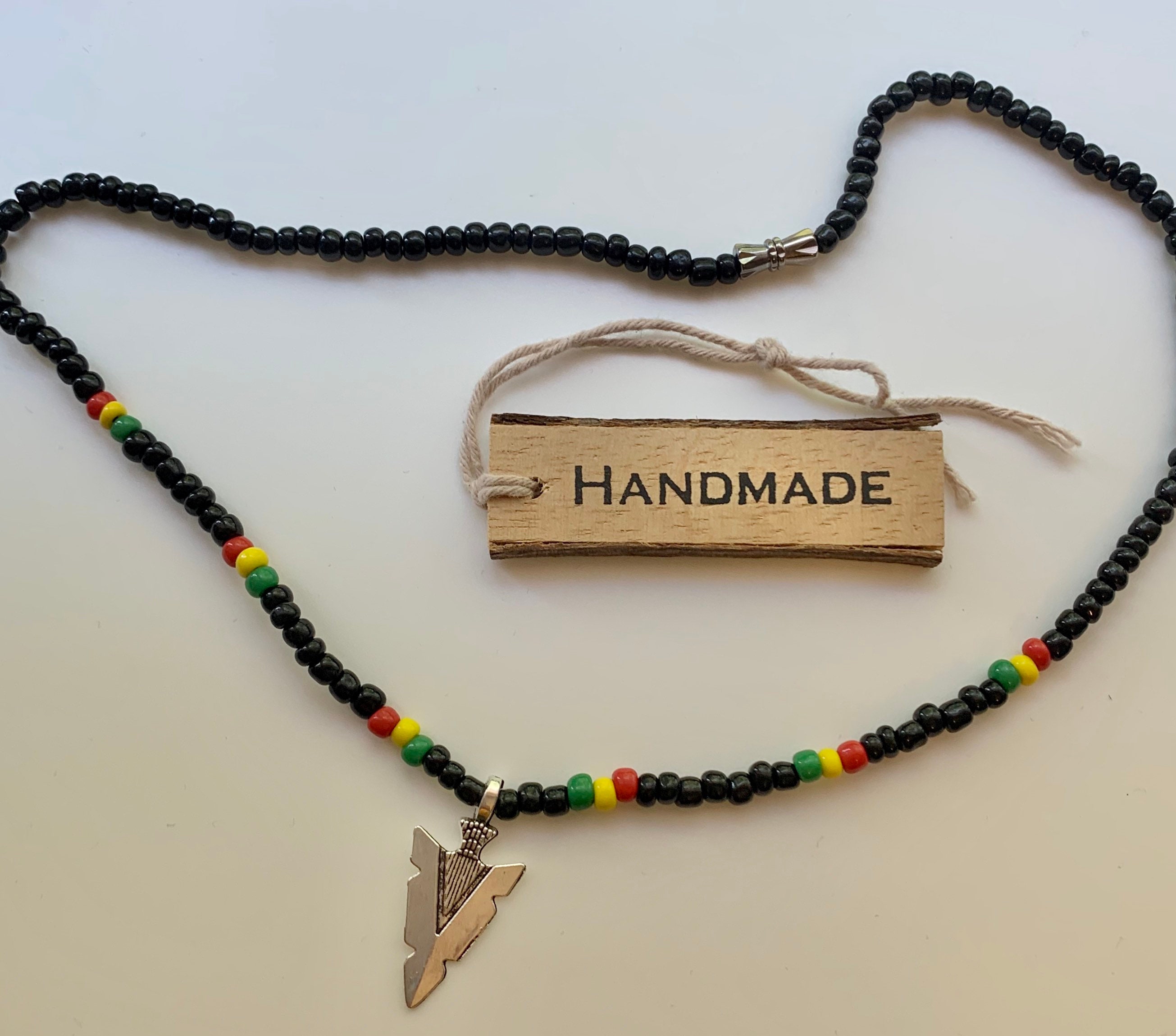 Reggae Necklace-rasta Necklace-jamaican Style Glass Seed - Etsy UK