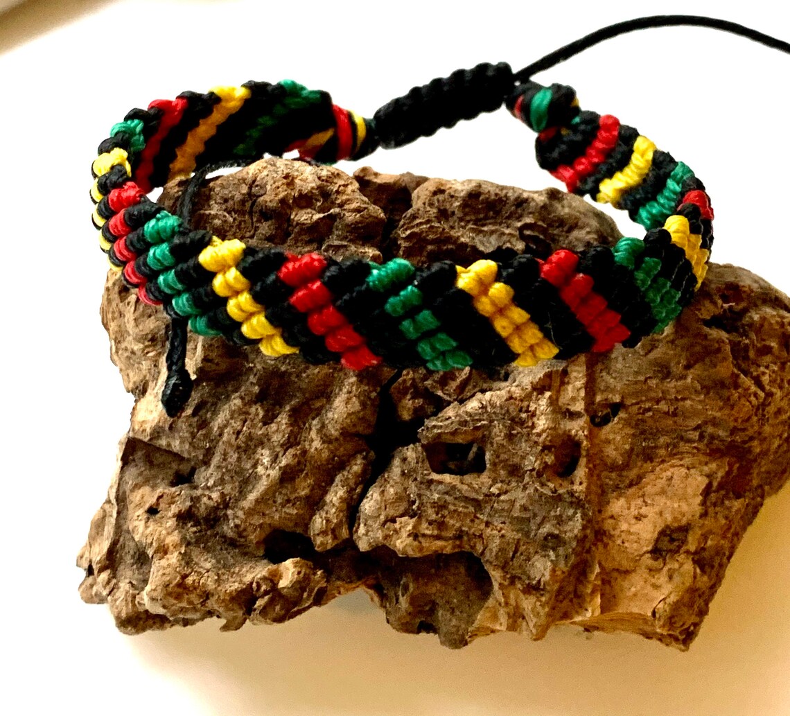 Reggae Bracelet-rasta Bracelet Friendship Bracelet-reggae - Etsy