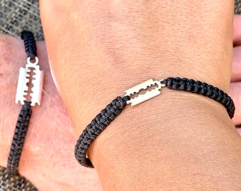 Razor Blade Bracelets-couple Bracelets-halloween Bracelets Razor Blade Bracelets-couple Bracelets-halloween Bracelets