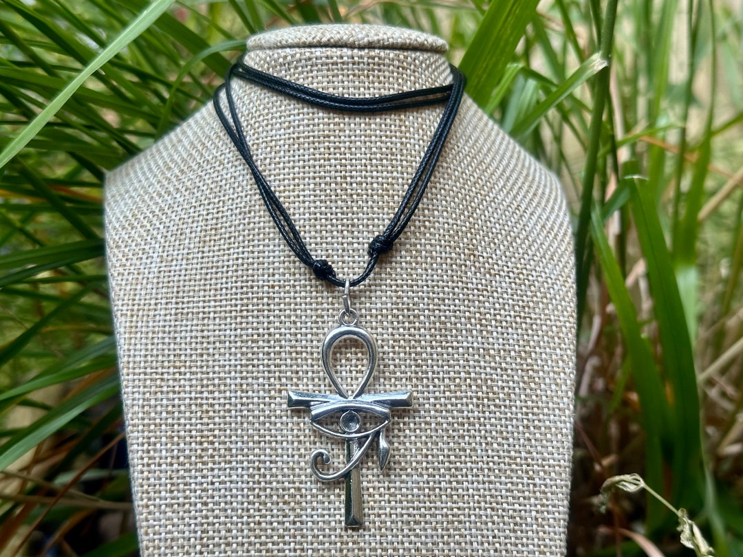 Eye of Horus and Ankh Cross Pendant-spiritual-religious-evil Eye ...