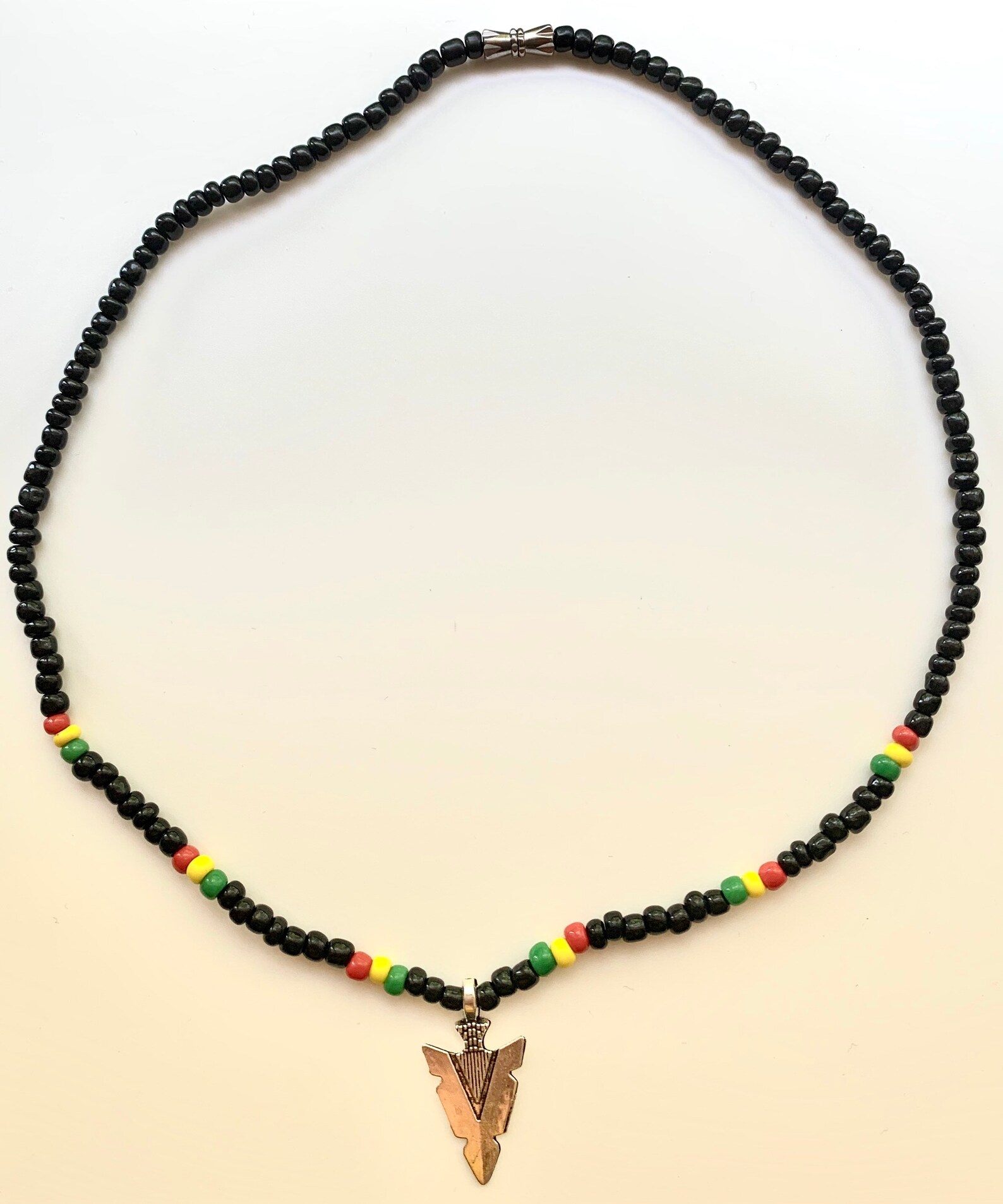 Reggae Necklace-rasta Necklace-jamaican Style Glass Seed - Etsy UK