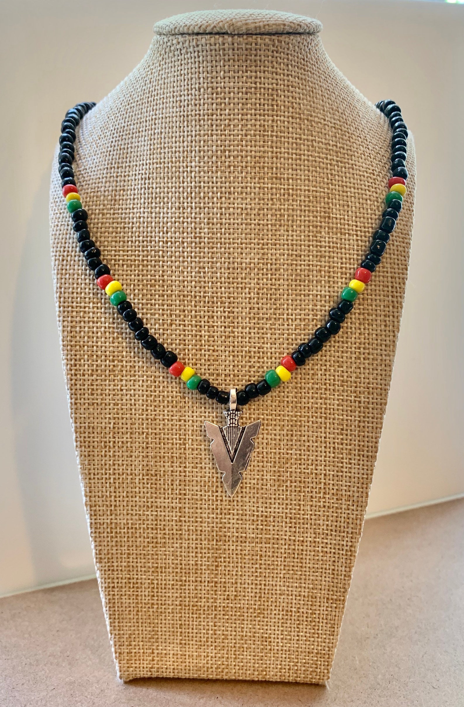 Reggae Necklace-rasta Necklace-jamaican Style Glass Seed - Etsy UK