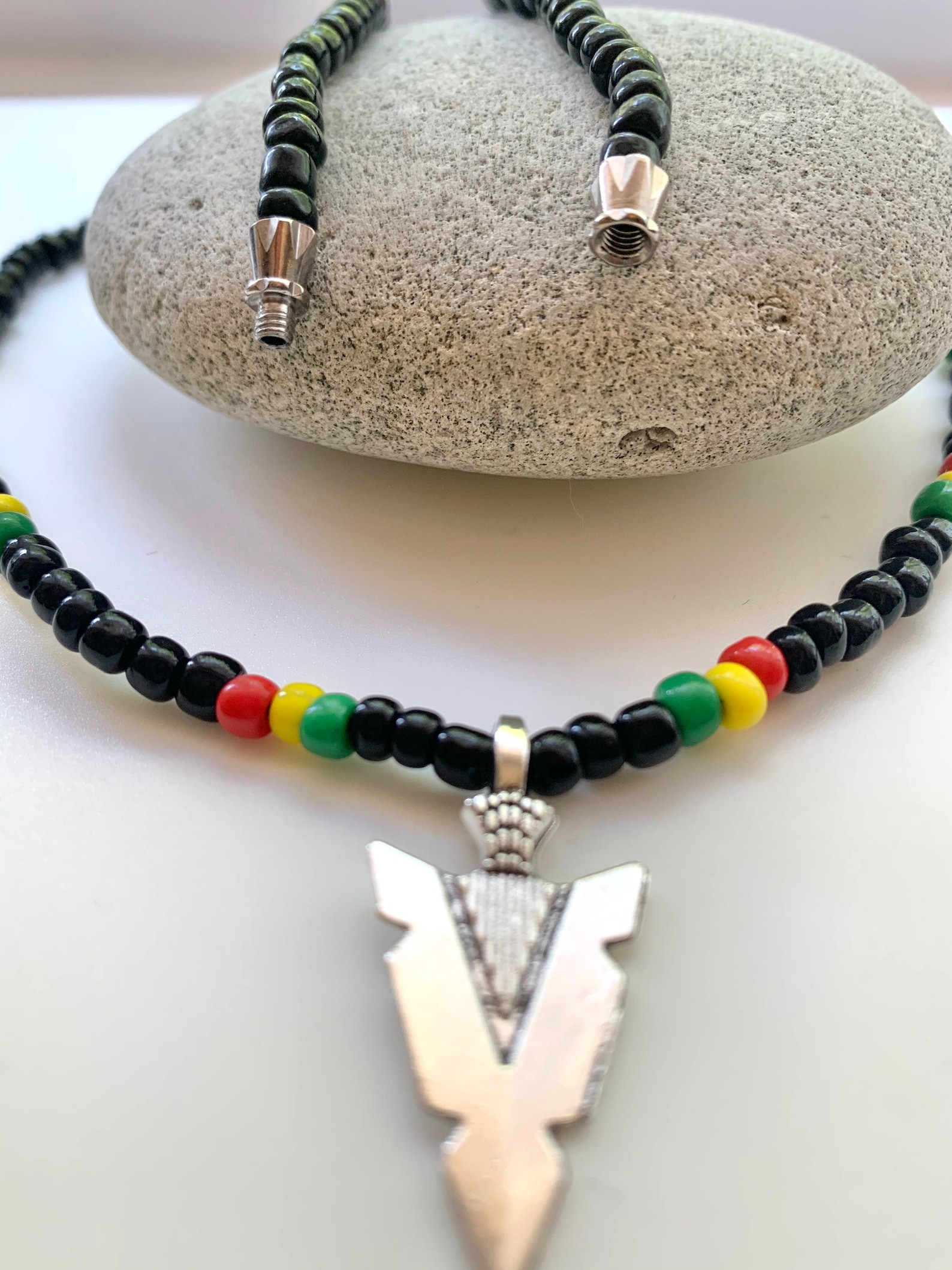 Reggae Necklace-rasta Necklace-jamaican Style Glass Seed - Etsy UK