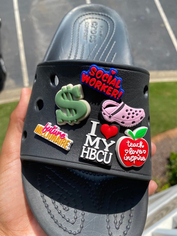 Croc Charms Future Millionaire Money HBCU Social Worker | Etsy