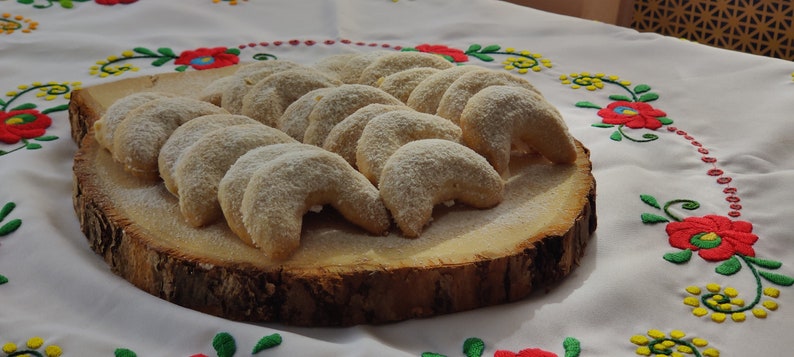 Vanilla-walnuts Crescent Cookies / Easter / Vanilkove Rozteky/ Hokifli ...