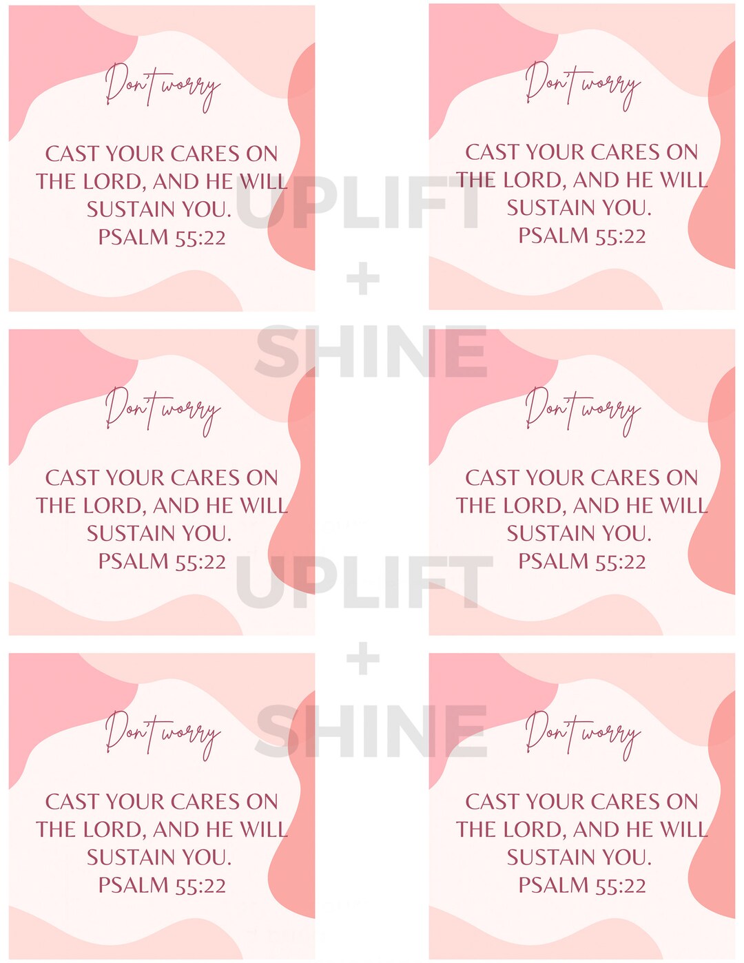 Printable Scripture Shareable Christian Bible Verse Inspirational ...