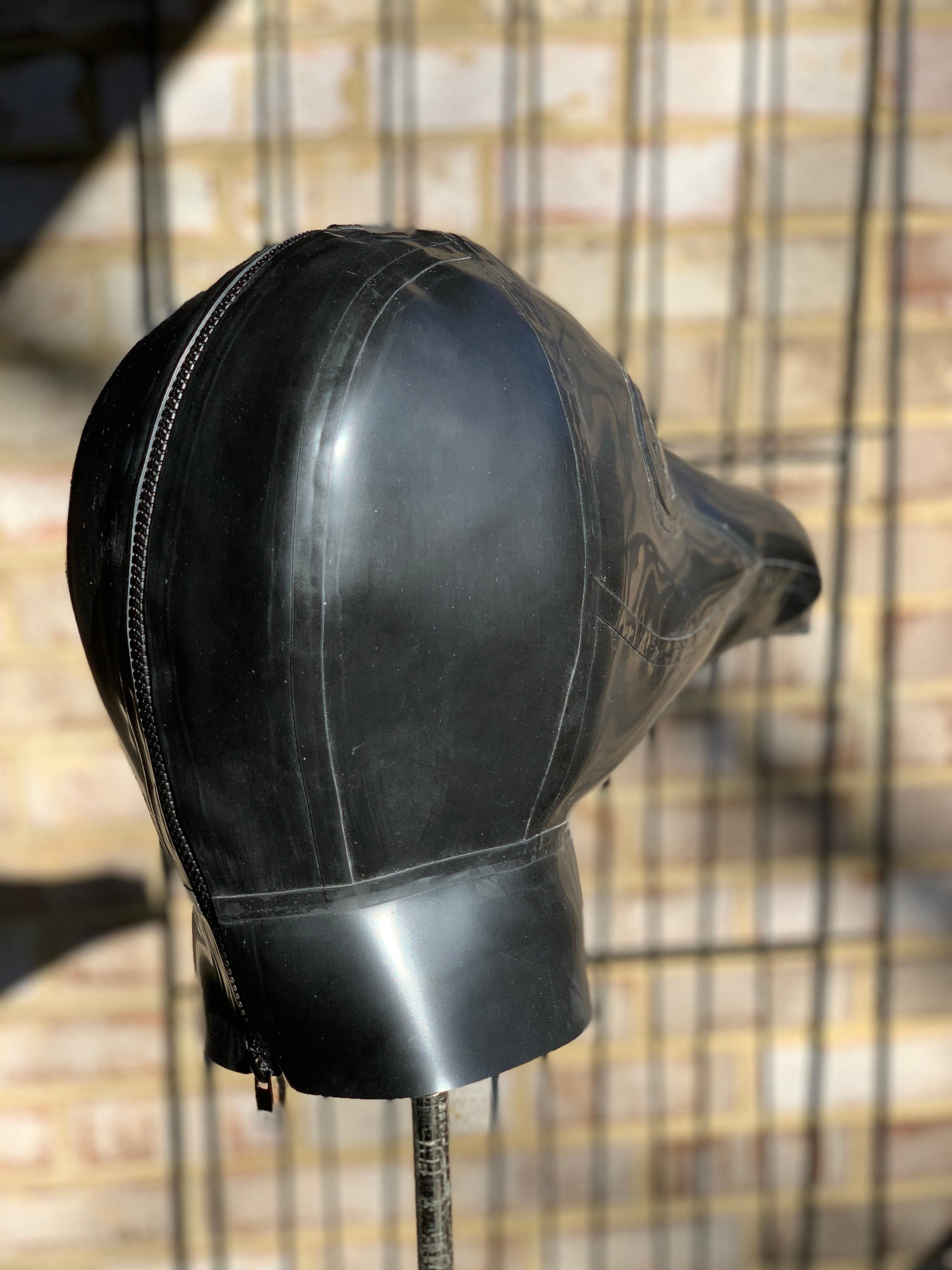 Heavy Latex Rubber Plague Doctor Hood - Etsy