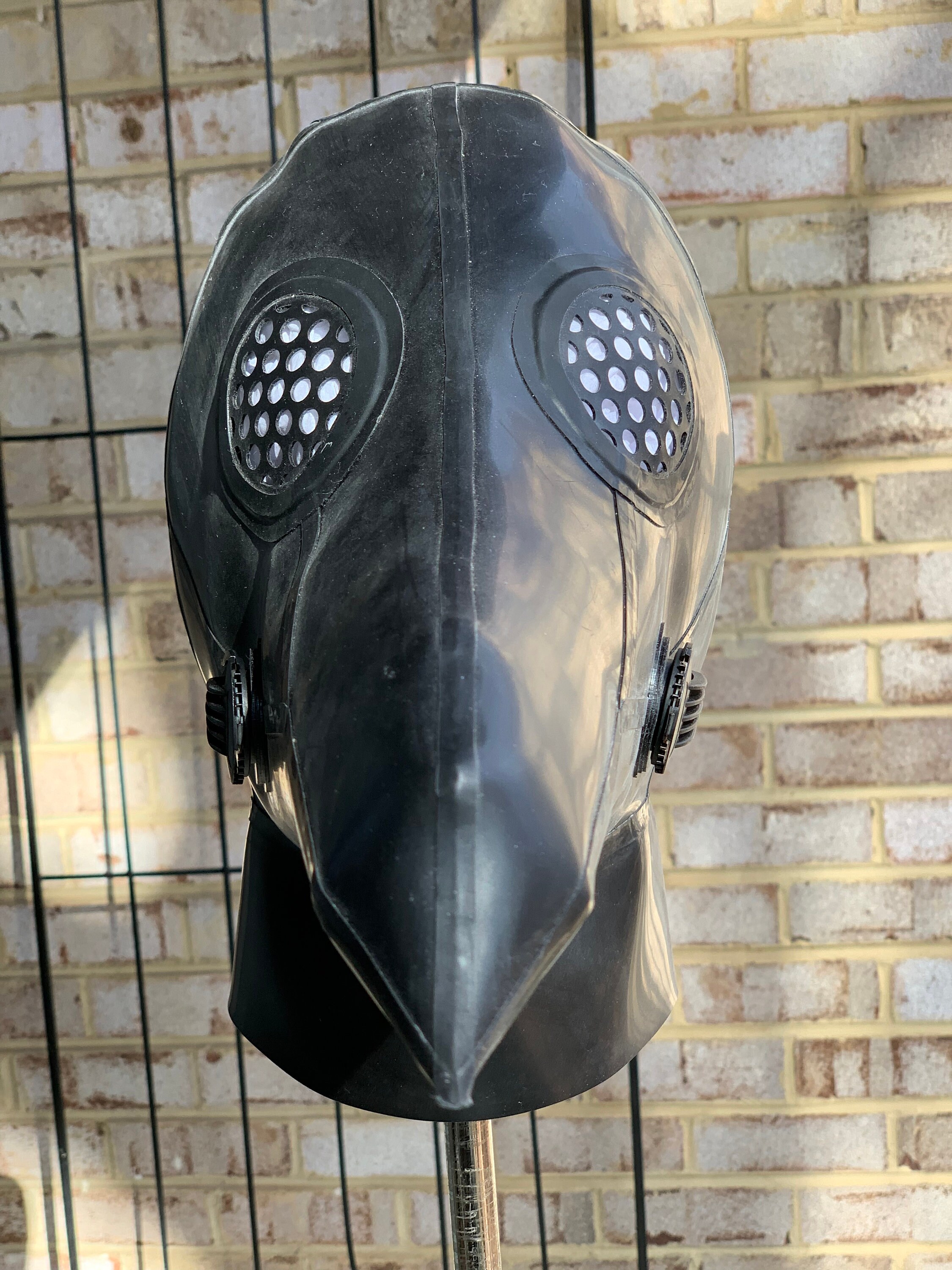 Heavy Latex Rubber Plague Doctor Hood - Etsy