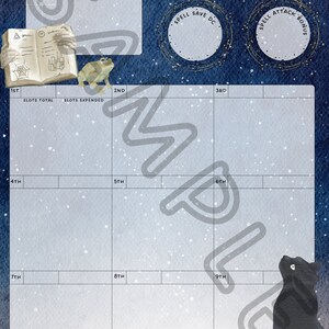 Dnd 5e Character Sheets Witchy Vibes Form Fillable - Etsy