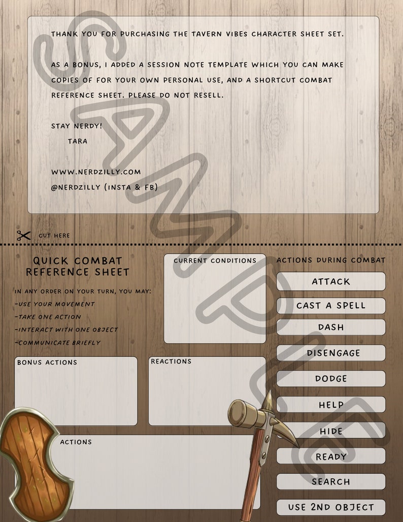 Dnd 5e Character Sheets Armory Form Fillable - Etsy