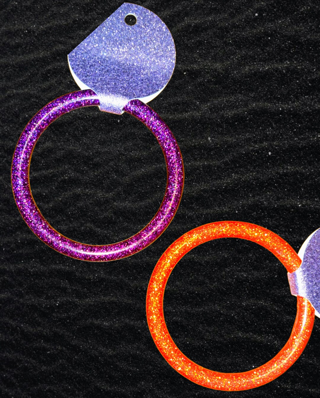 Sparkling Resin Glitter Bangles - Etsy