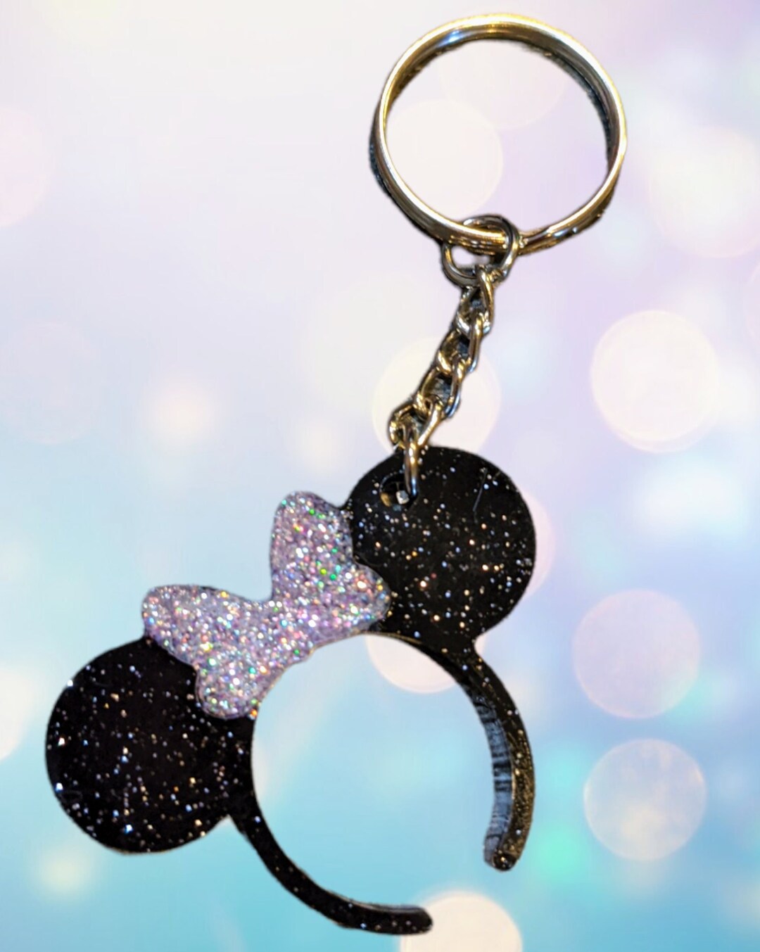 Minnie Mouse Keychain - Etsy