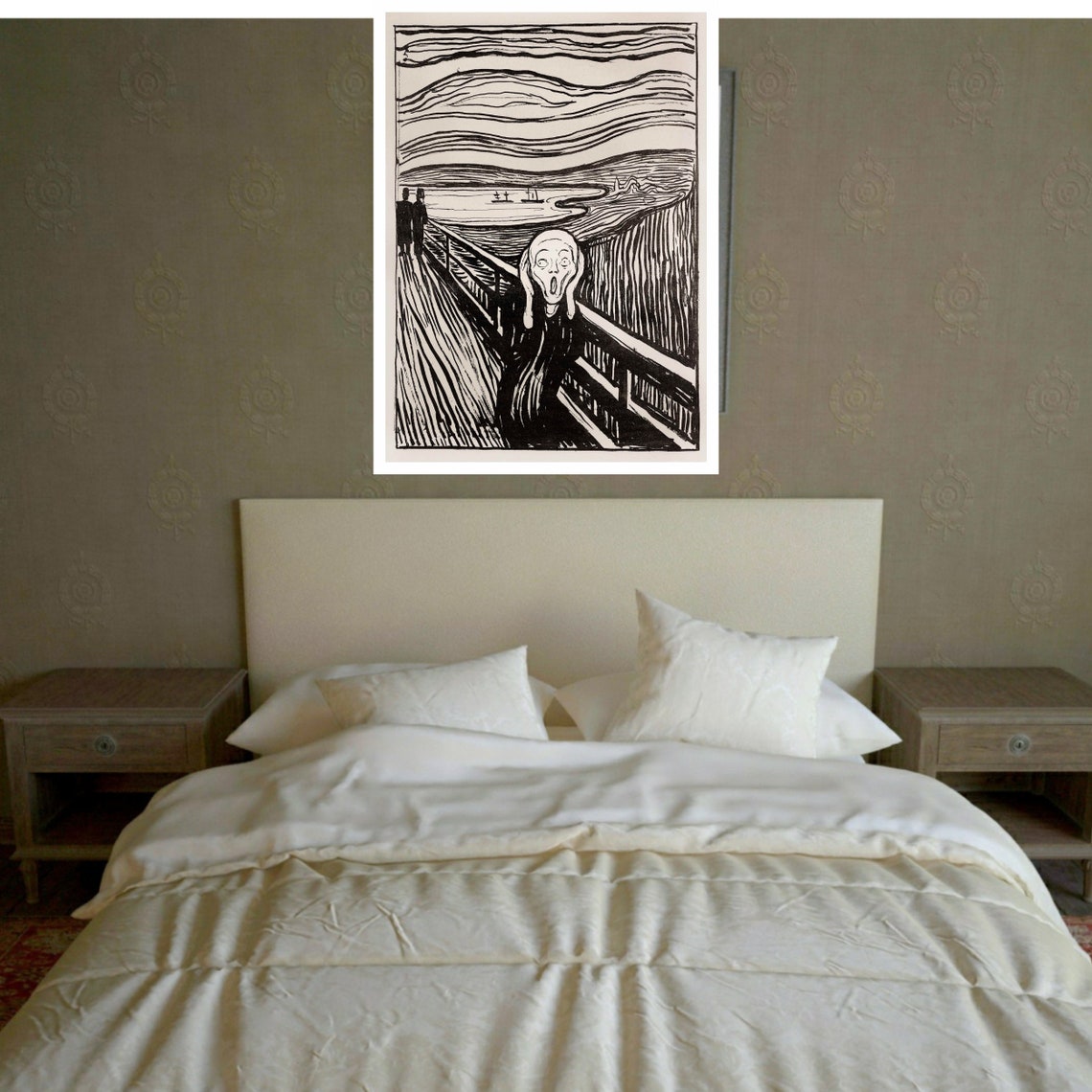The Scream 1895 by Edvard Munch Art Print Famous Wall Art - Etsy