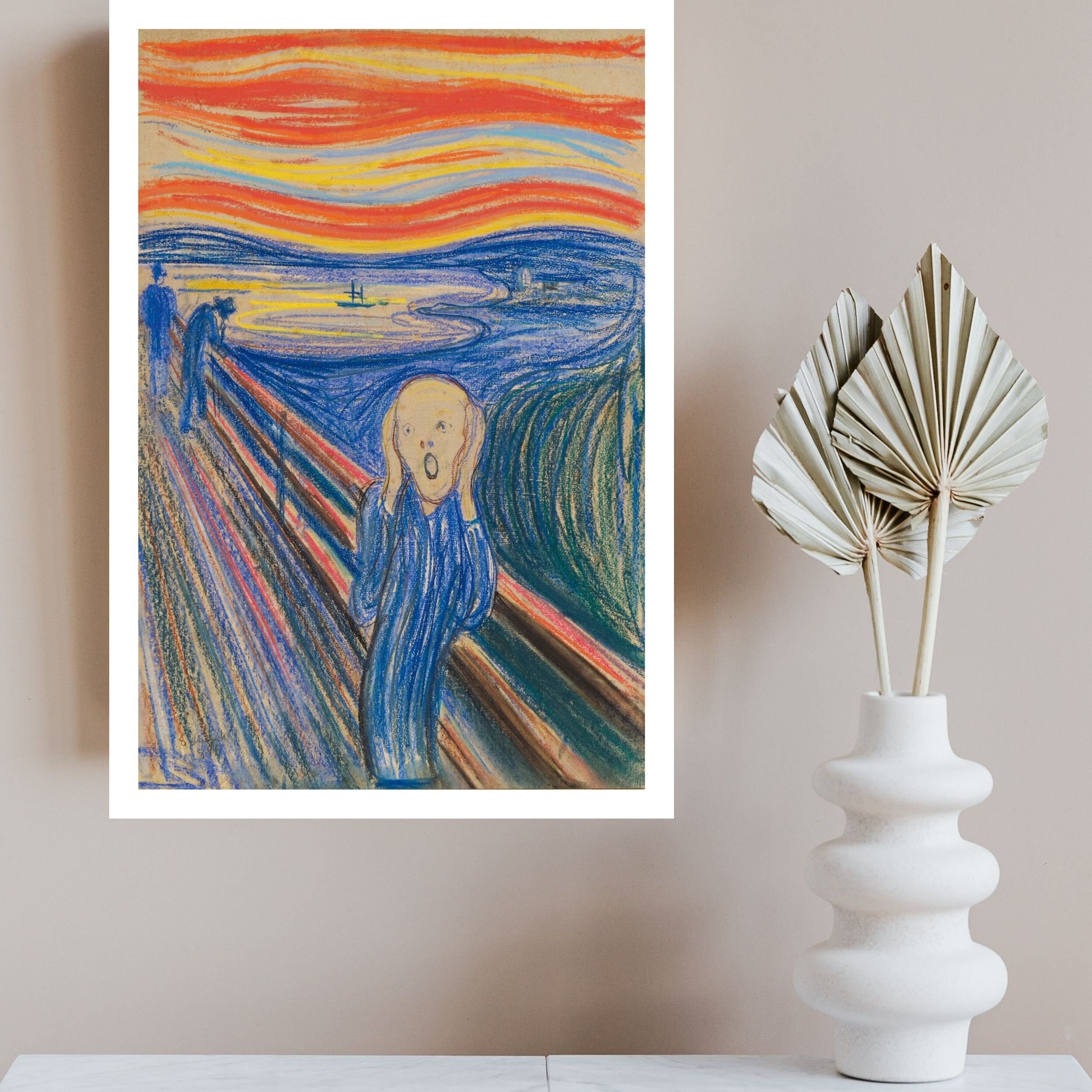 Der Schrei Malerei Druck Druck Edvard Munch Gemälde Gemälde | Etsy