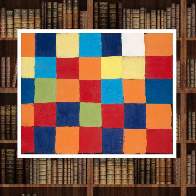 Qu 1 Colour Chart 1930 Painting by Paul Klee Famous - Etsy