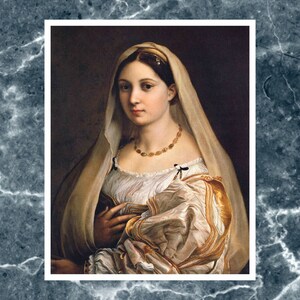 Raphael's Woman With a Veil la Donna Velata 1516,vintage Photos, Art ...