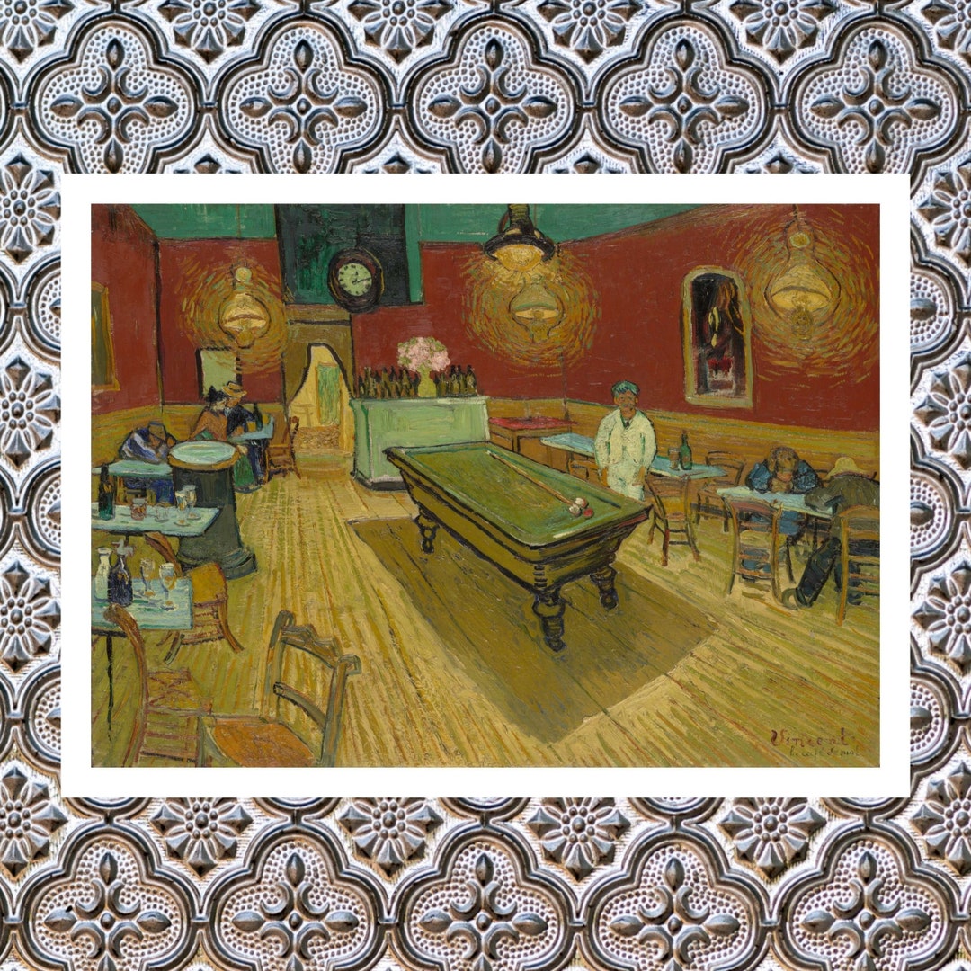 The Night Cafe Print, Vincent Van Gogh Painting 1888, Van Gogh Wall Art ...