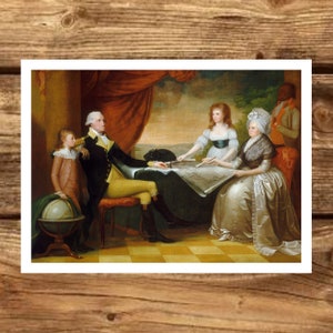 The Washington Family Painting Print, Edward Savage Art Print, Famous ...