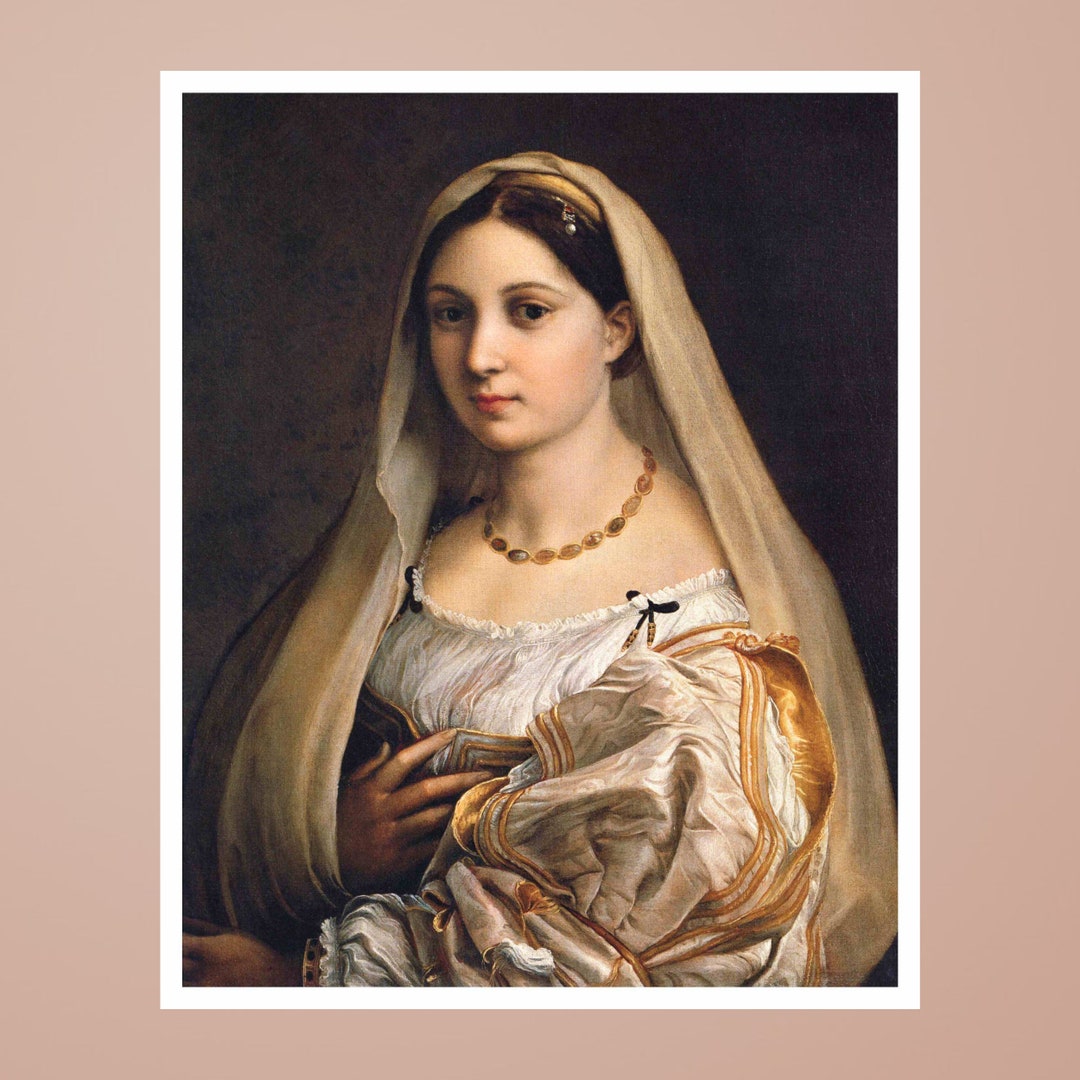 Raphael's Woman With a Veil la Donna Velata 1516,vintage Photos, Art ...