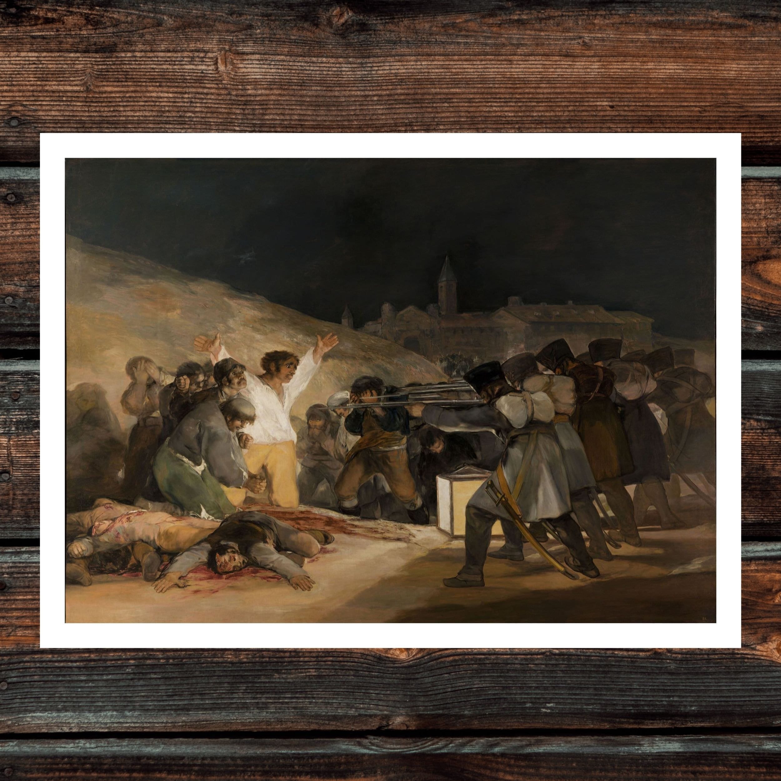 Francisco Goya Painting Print the Third of May 1808 Painting - Etsy