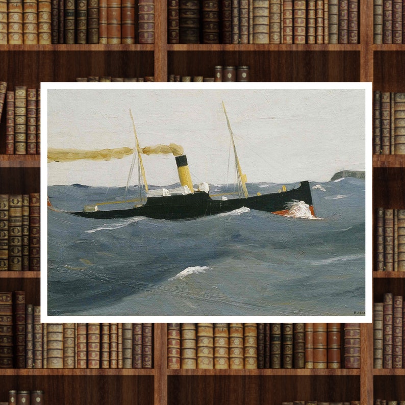 Tramp Steamer by Edward Hopper Painting Print Art Print - Etsy