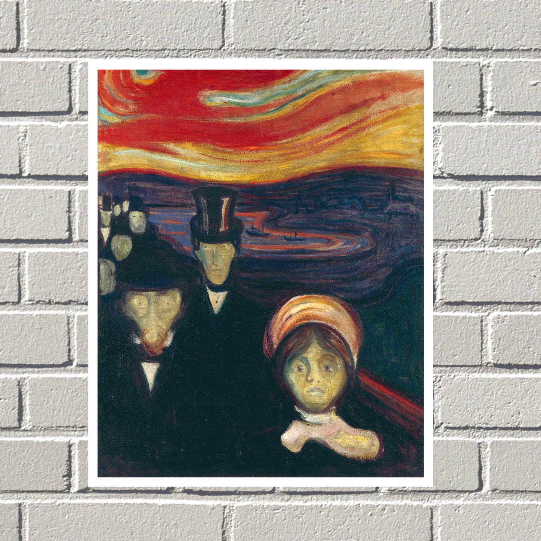 Edvard Munch's Famous Painting, Art Print, Famous Wall Art, Famous ...
