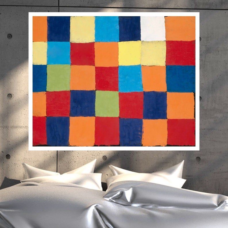 Qu 1 Colour Chart 1930 Painting by Paul Klee Famous - Etsy