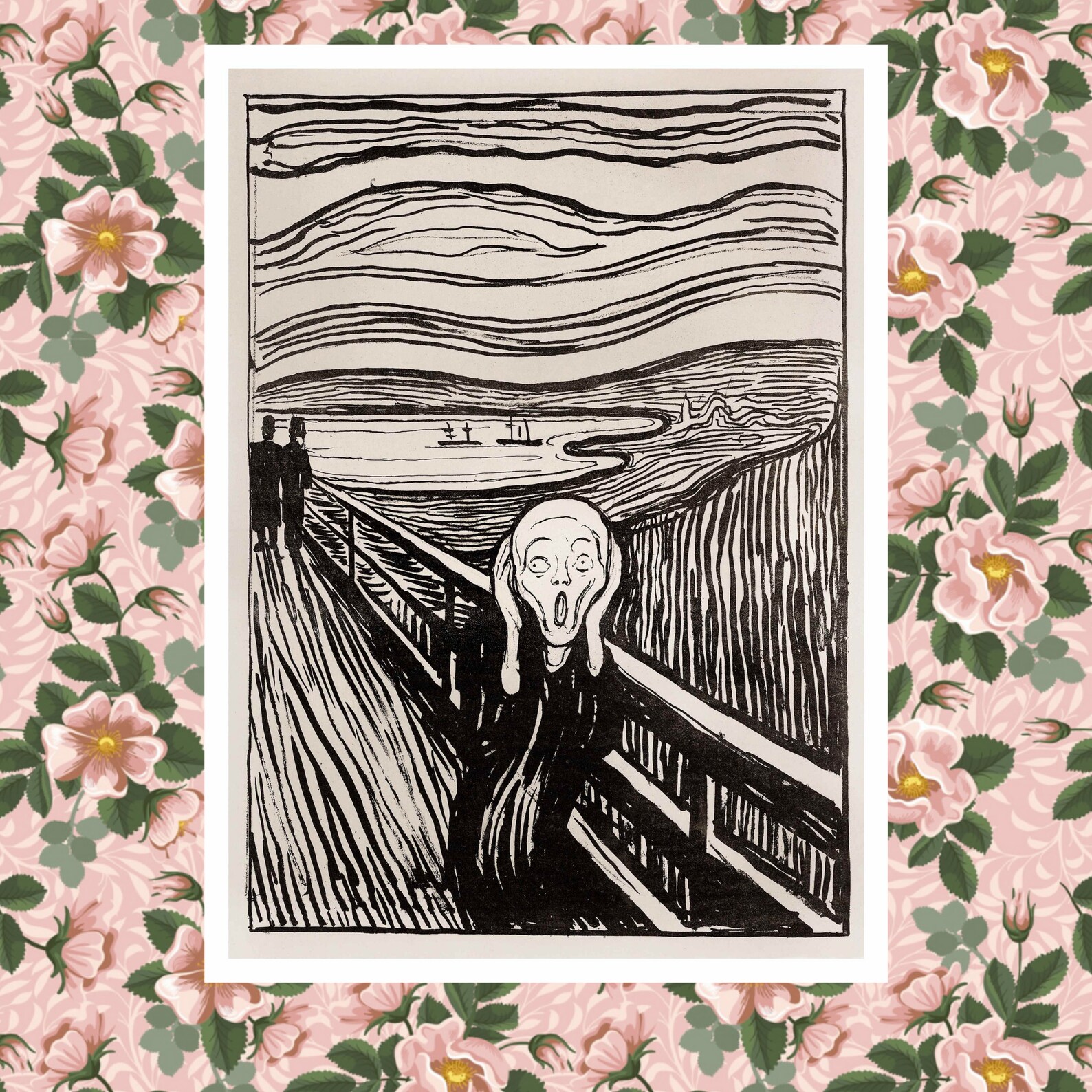 The Scream 1895 by Edvard Munch Art Print Famous Wall Art - Etsy