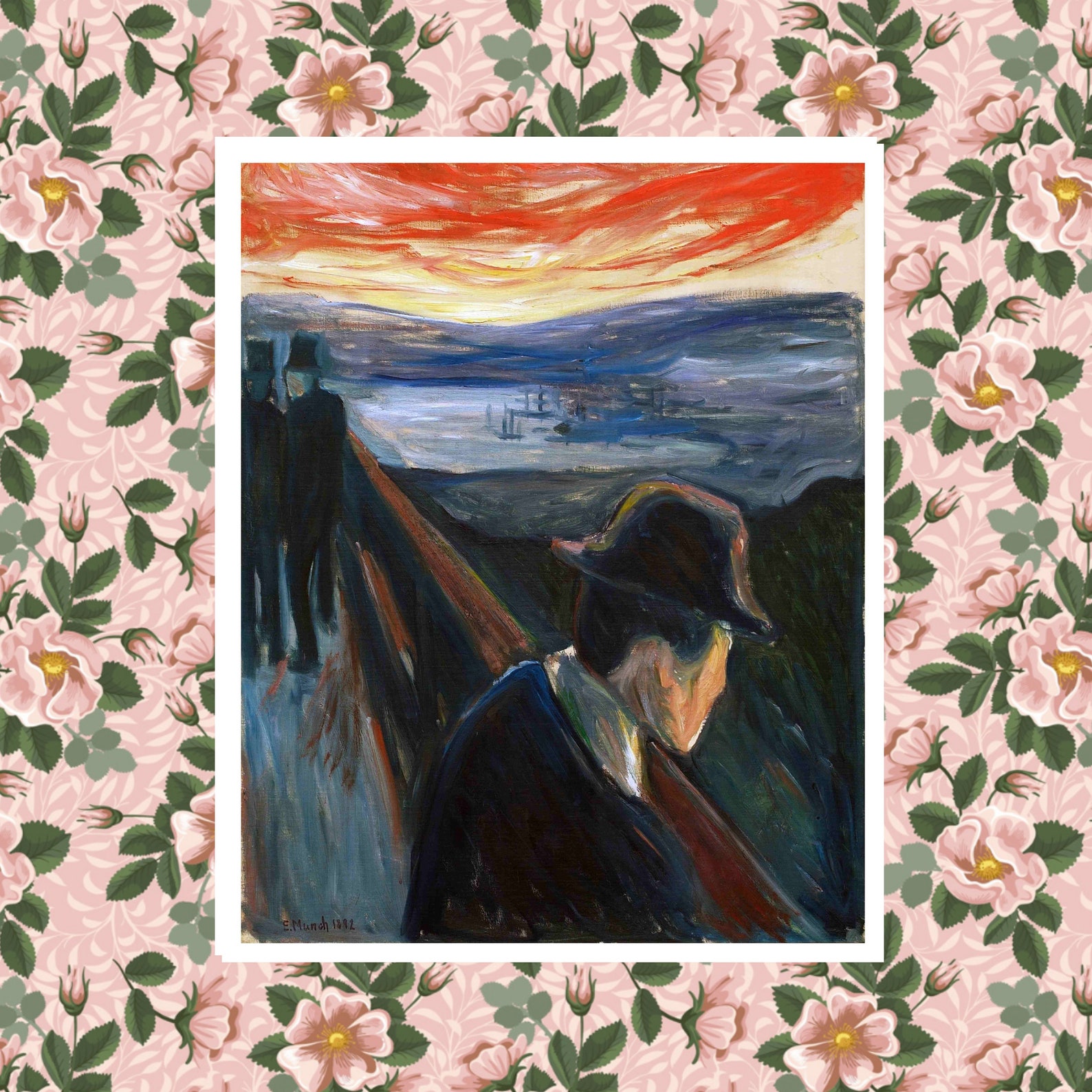 Edvard Munch's Despair 1892 Art Print Famous Wall Art - Etsy