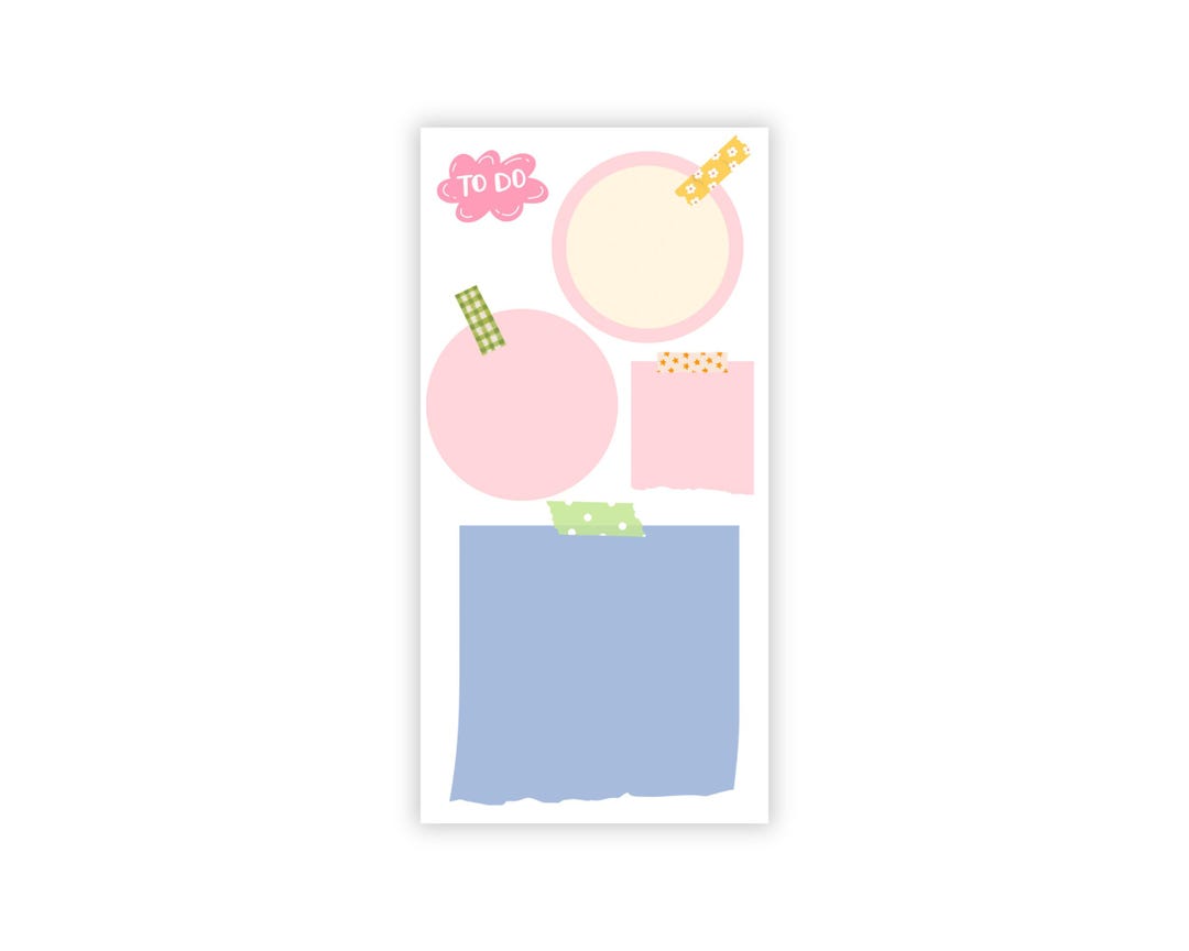 Girly Sticky Note Notepad - Etsy
