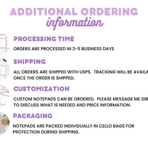 Grocery List Notepad - Modern Grocery List - Market List Notepad ...