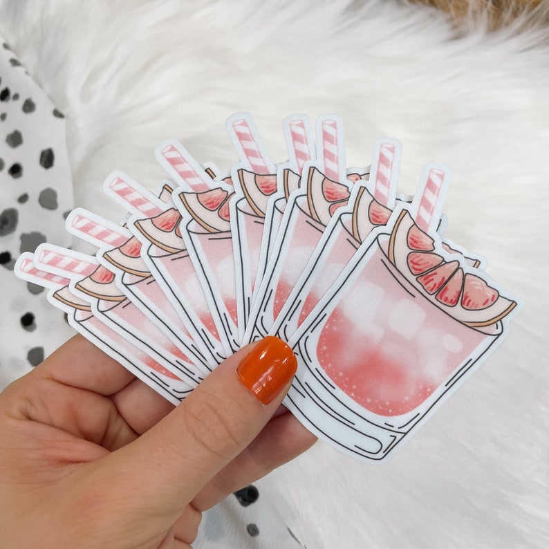 Paloma Cocktail Sticker - Etsy