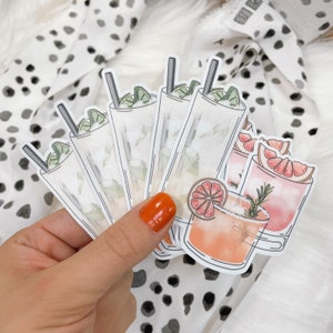 Mixed Drink Cocktail Sticker - Etsy