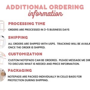 Grocery List Notepad - Modern Grocery List - Market List Notepad ...