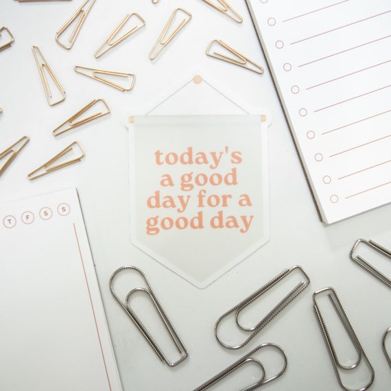 Today's a Good Day for a Good Day Vinyl Sticker Wall - Etsy