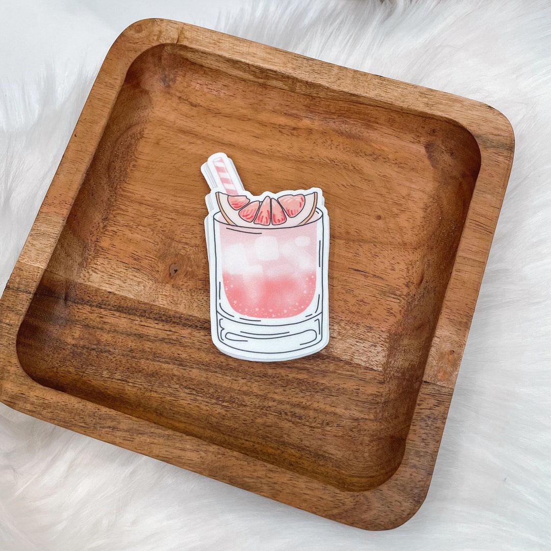 Paloma Cocktail Sticker Cocktail Vinyl Sticker Mixed Drink Sticker ...