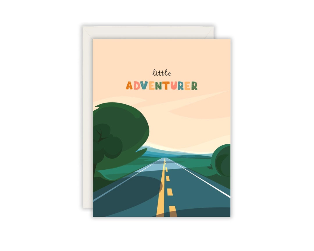Little Adventurer Card - New Baby Card - Boy Scout Card - Life is an ...