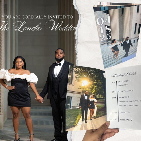 Booklet Invitation - Etsy