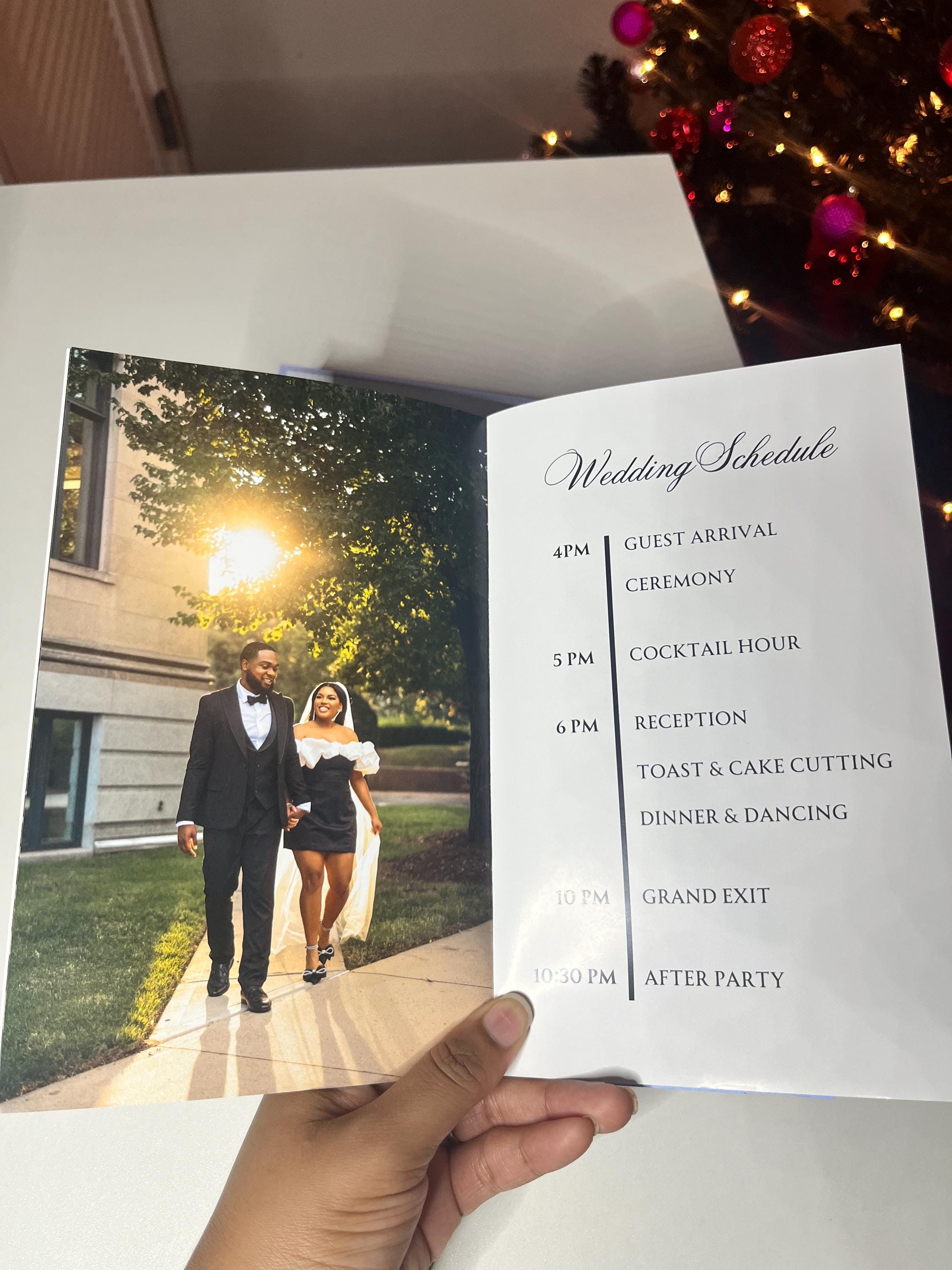 Digital Template for Wedding Invitation Booklet - Etsy